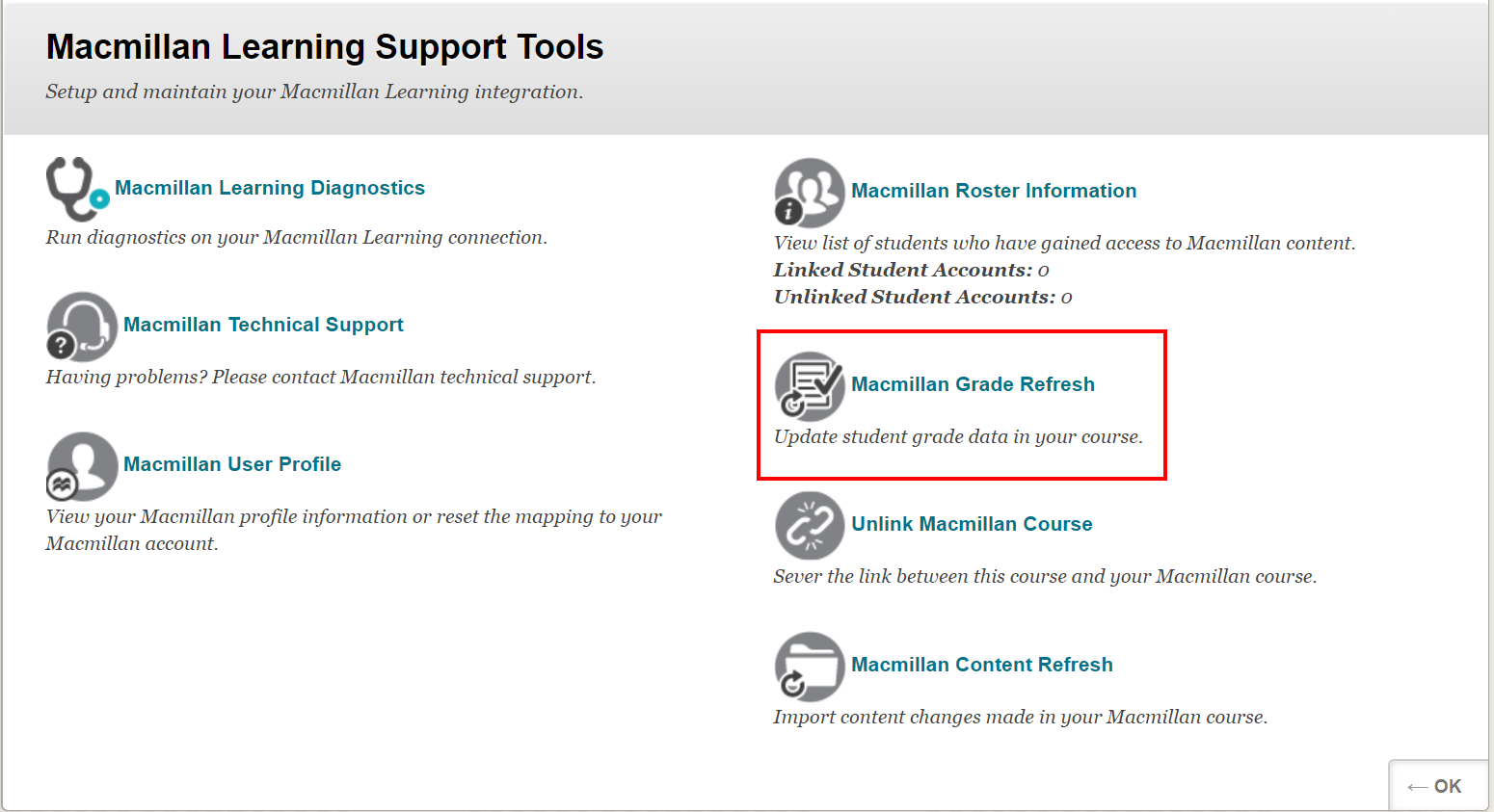Using Macmillan Course Tools in your Blackboard course