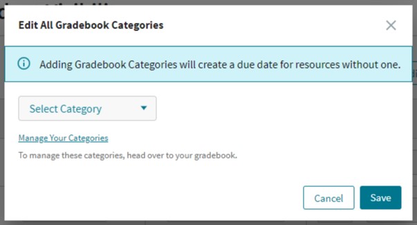 Achieve > Assign an item or change assignment settings