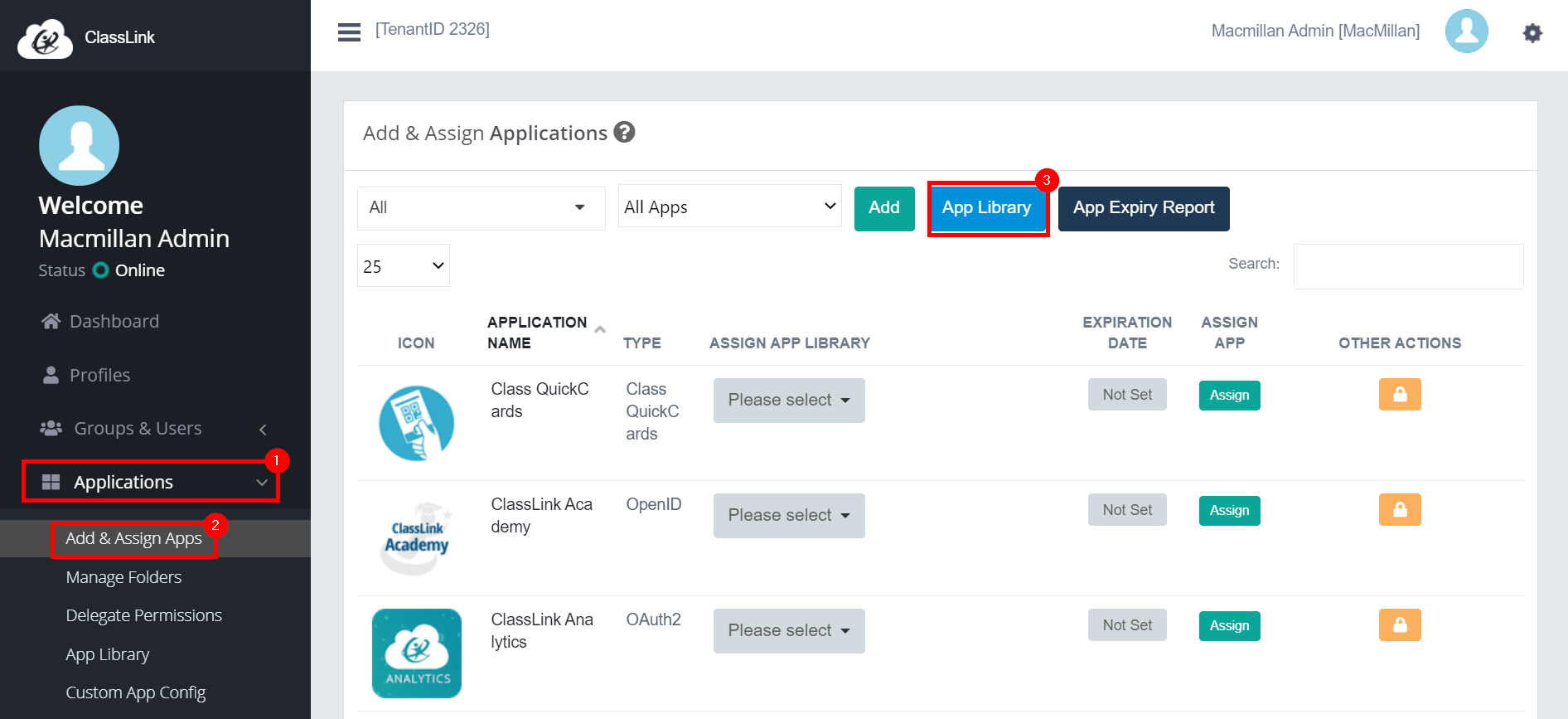 Administrators: Set up a roster integration using ClassLink