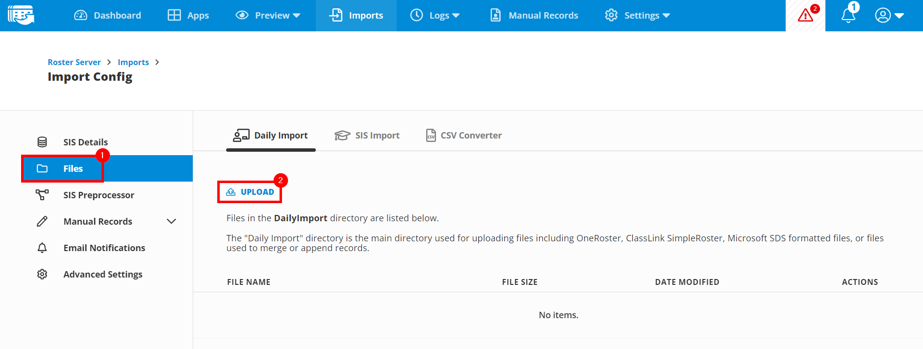 Administrators: Set up a roster integration using ClassLink