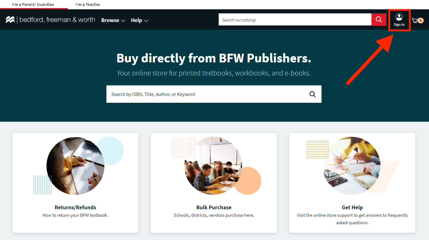 BFW Store > How do I return one or more items I purchased?