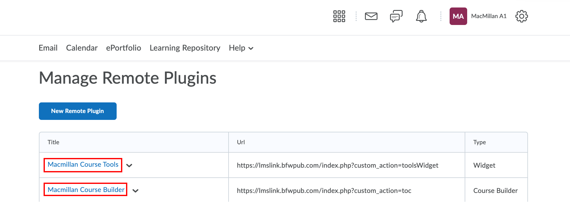 Administrators: Integrate Macmillan or BFW courses with D2L/Brightspace