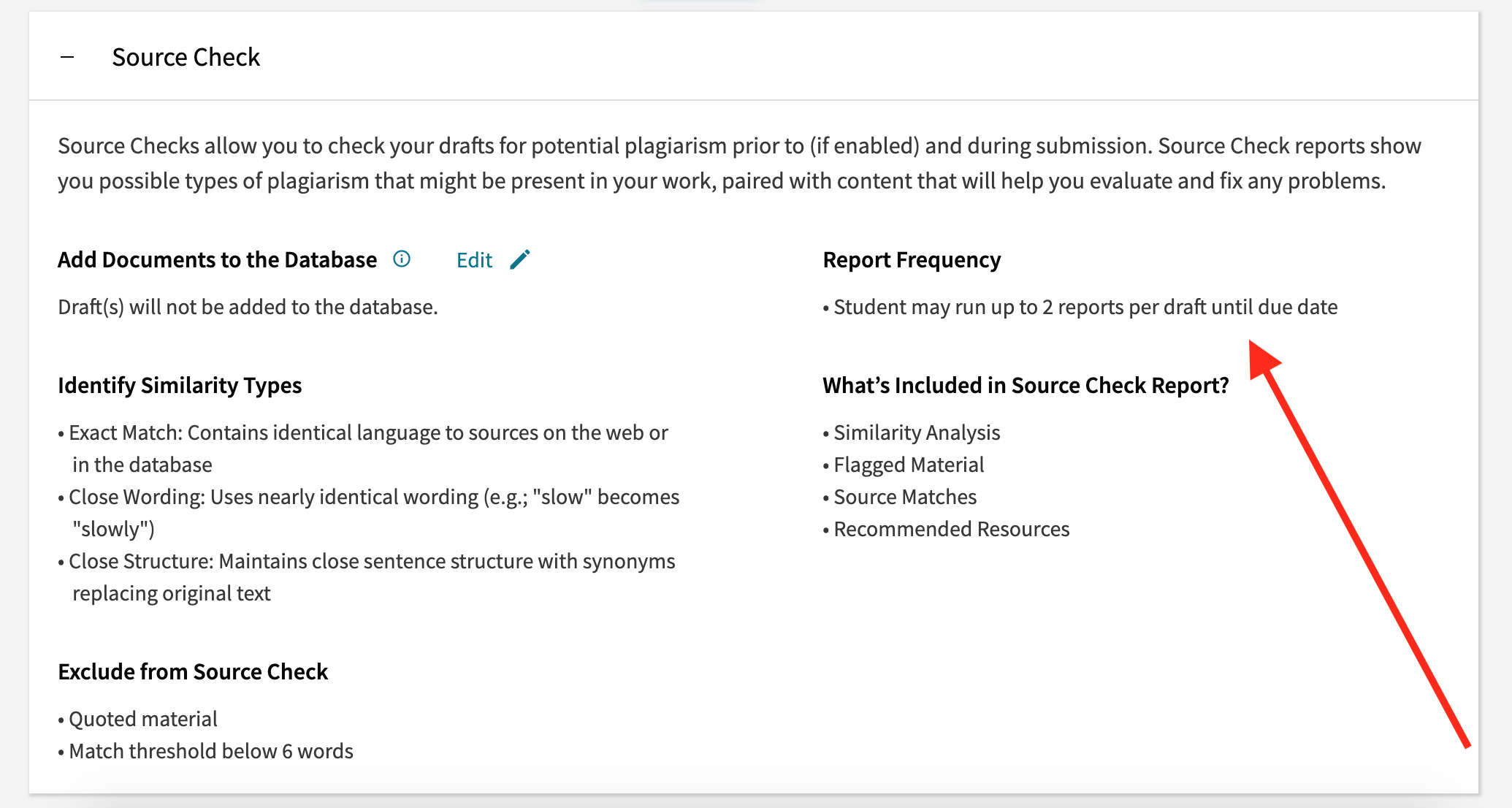 Achieve > Understanding a Source Check report for a Writing assignment