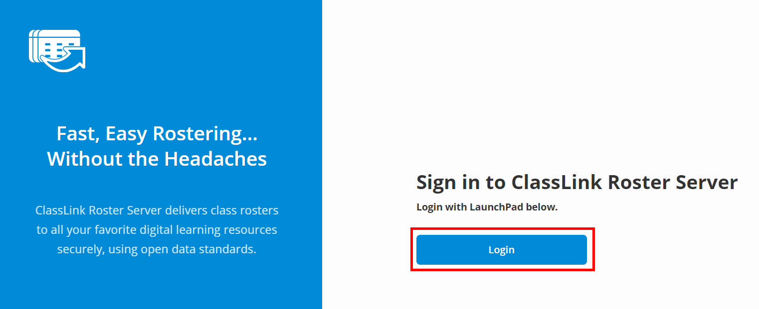 Administrators: Set up a roster integration using ClassLink