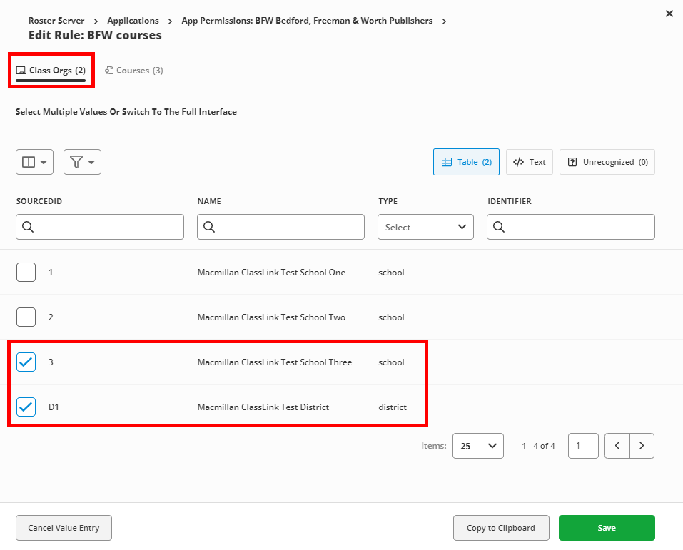 Administrators: Set up a roster integration using ClassLink
