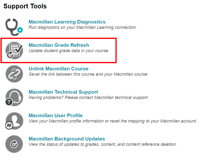 Using Macmillan/BFW Course Tools in your Schoology course