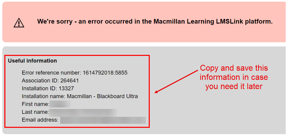Troubleshoot LMS integration issues as a student
