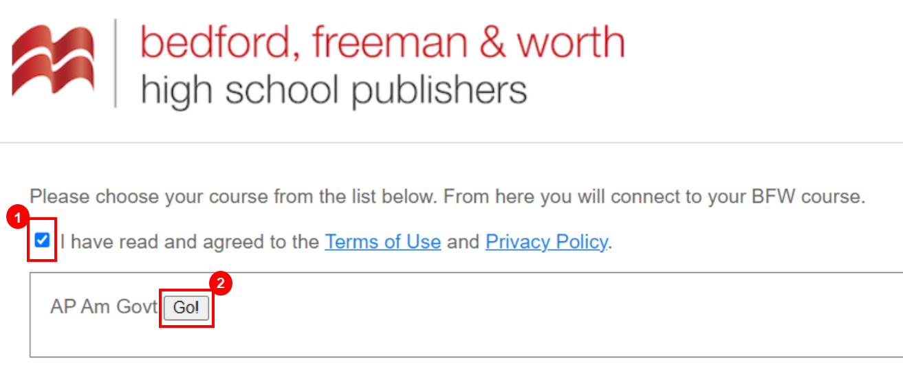 Enroll in your BFW Achieve course