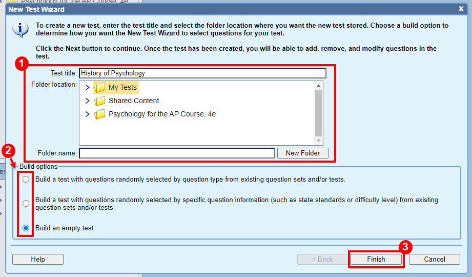 BFW Test Bank > Using the BFW Test Generator for Teachers