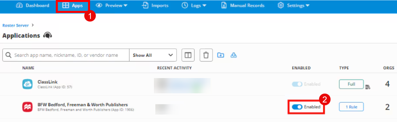 Administrators: Set up a roster integration using ClassLink