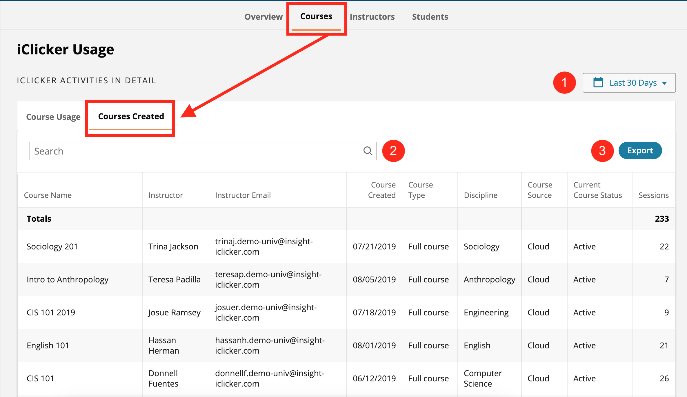 How to View iClicker Usage Data in iClicker Insights