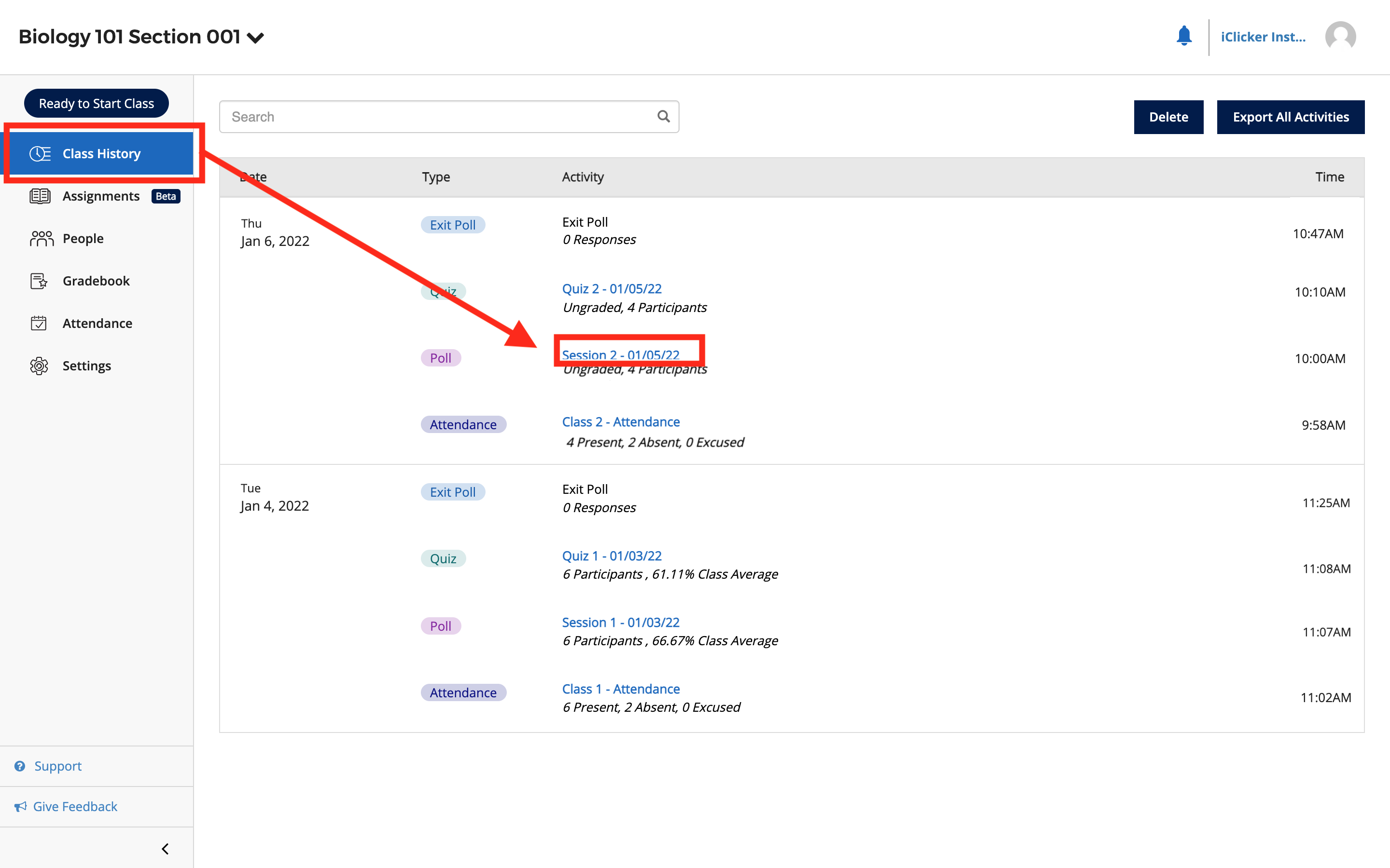 How to Grade and View Polling Results on the iClicker Cloud Instructor ...