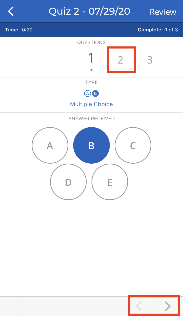 How to Participate in a Quiz with the iClicker Student App