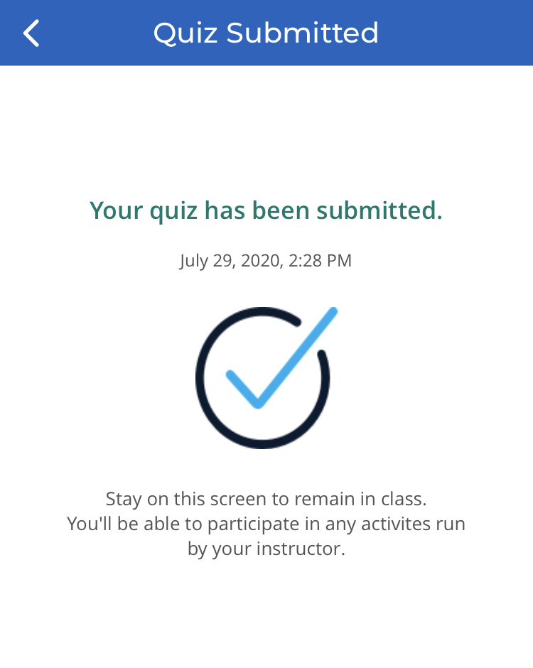 How to Participate in a Quiz with the iClicker Student App