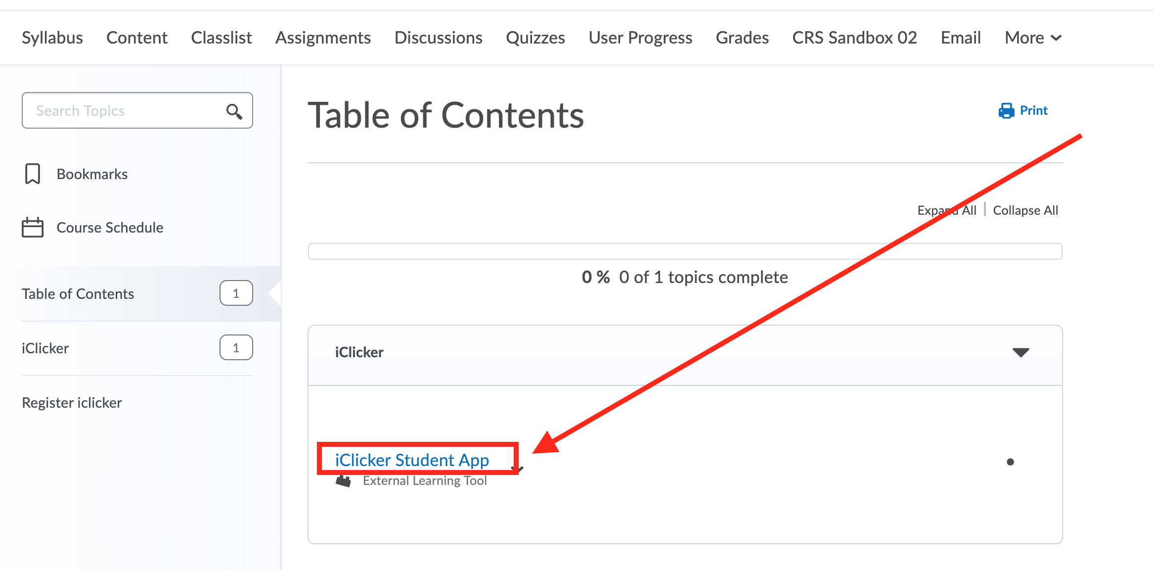 How Students Register for iClicker Through a Learning Management System