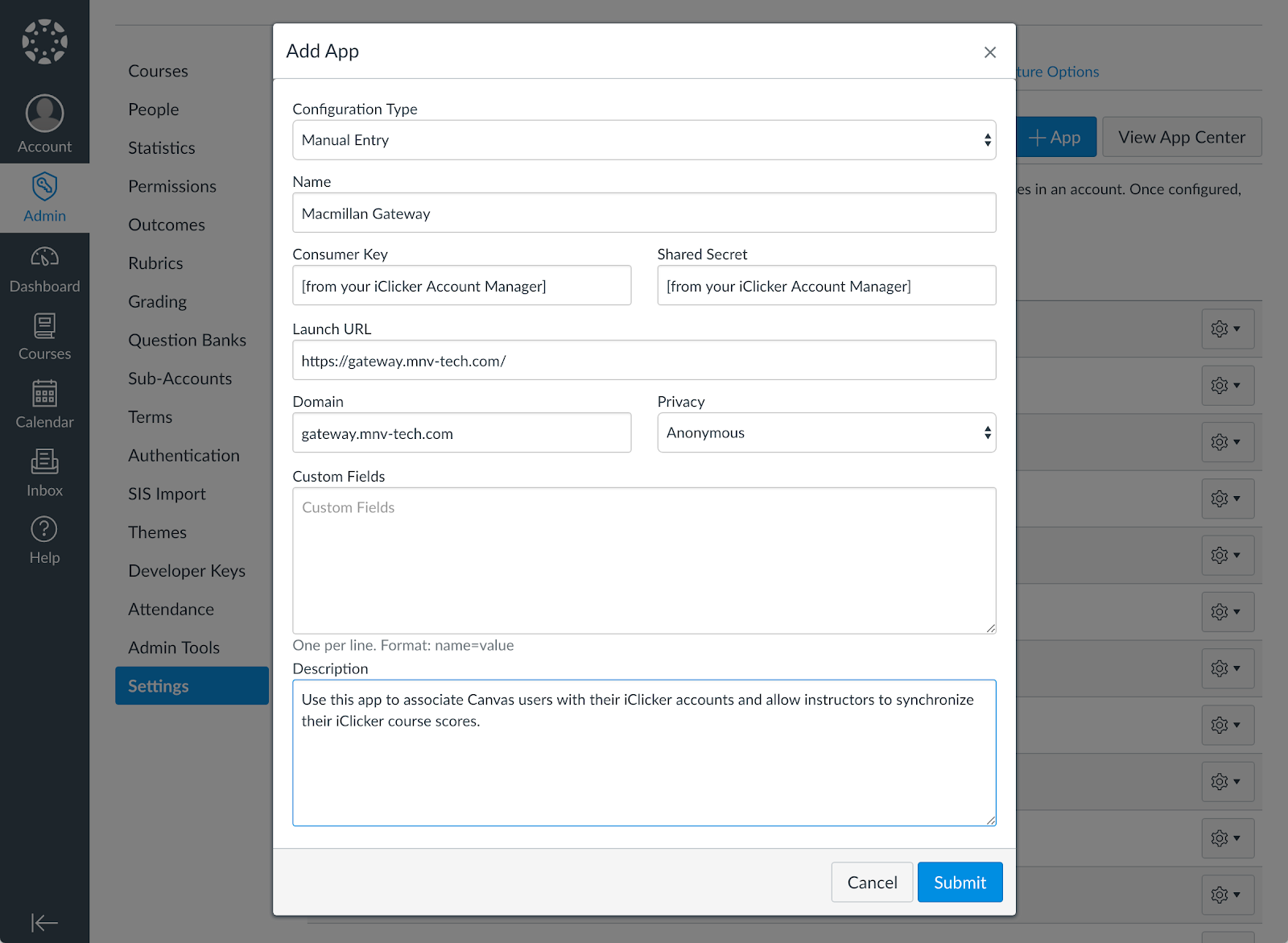 Admin Guide: iClicker Cloud Enhanced Grade Sync Integration with Canvas