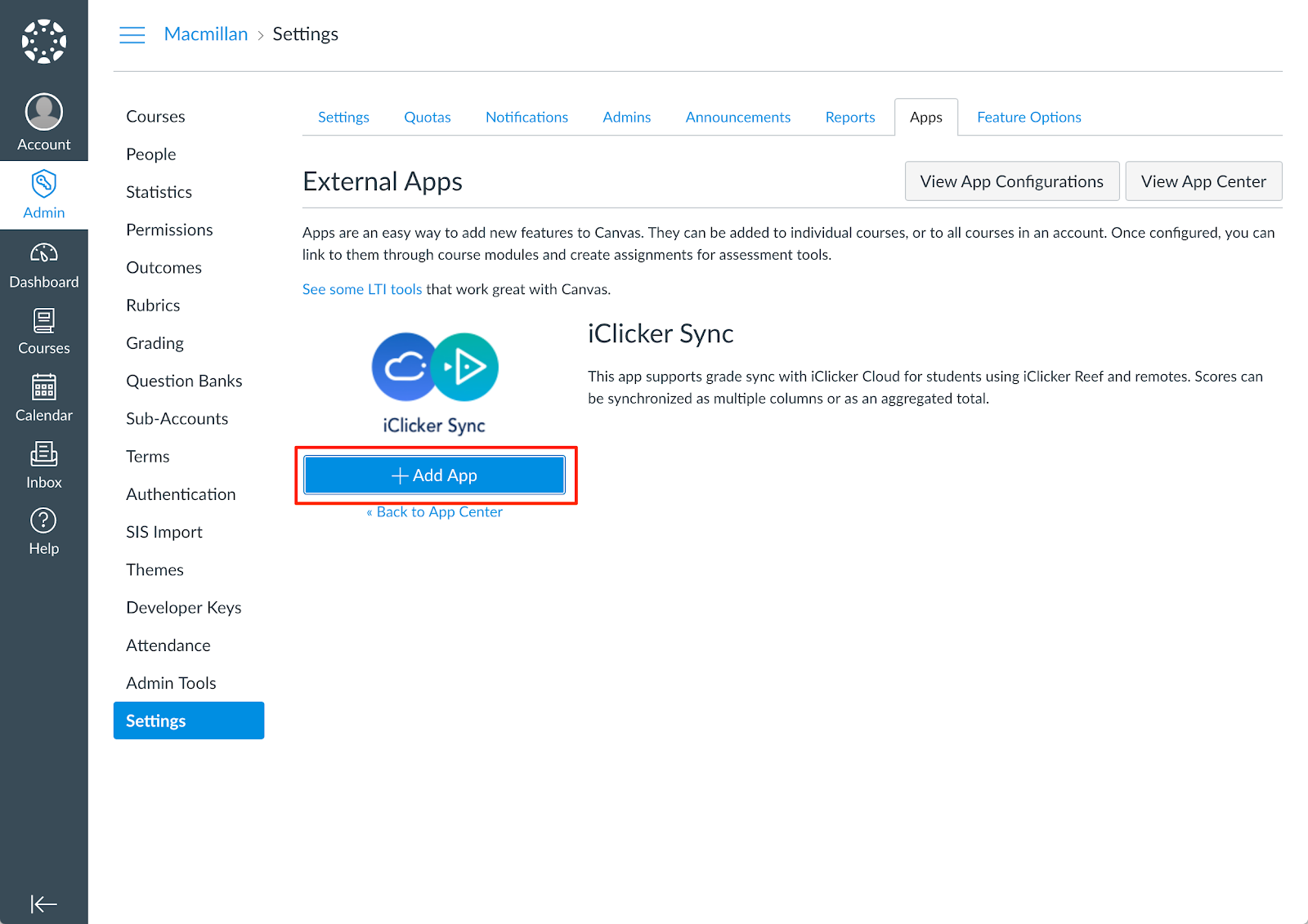 Admin Guide: iClicker Cloud Enhanced Grade Sync Integration with Canvas