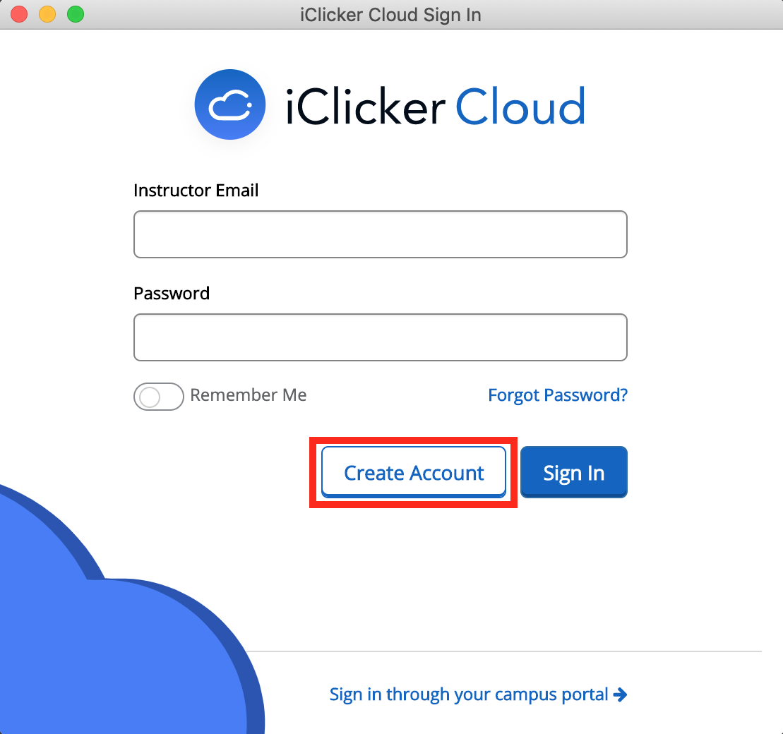 How to Create an iClicker Cloud Instructor Account