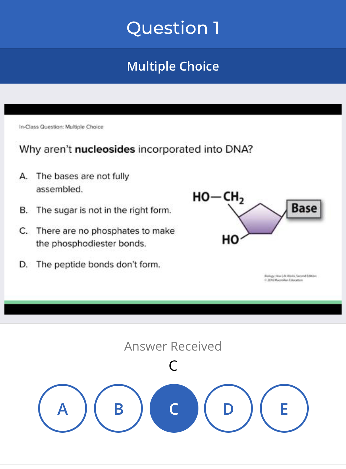 How to Participate in a Poll with the iClicker Student App