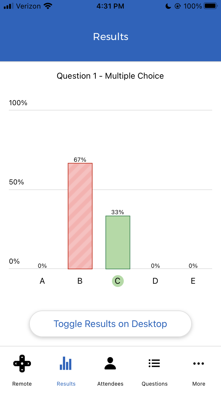 iClicker Instructor Remote App for Mobile: User Guide