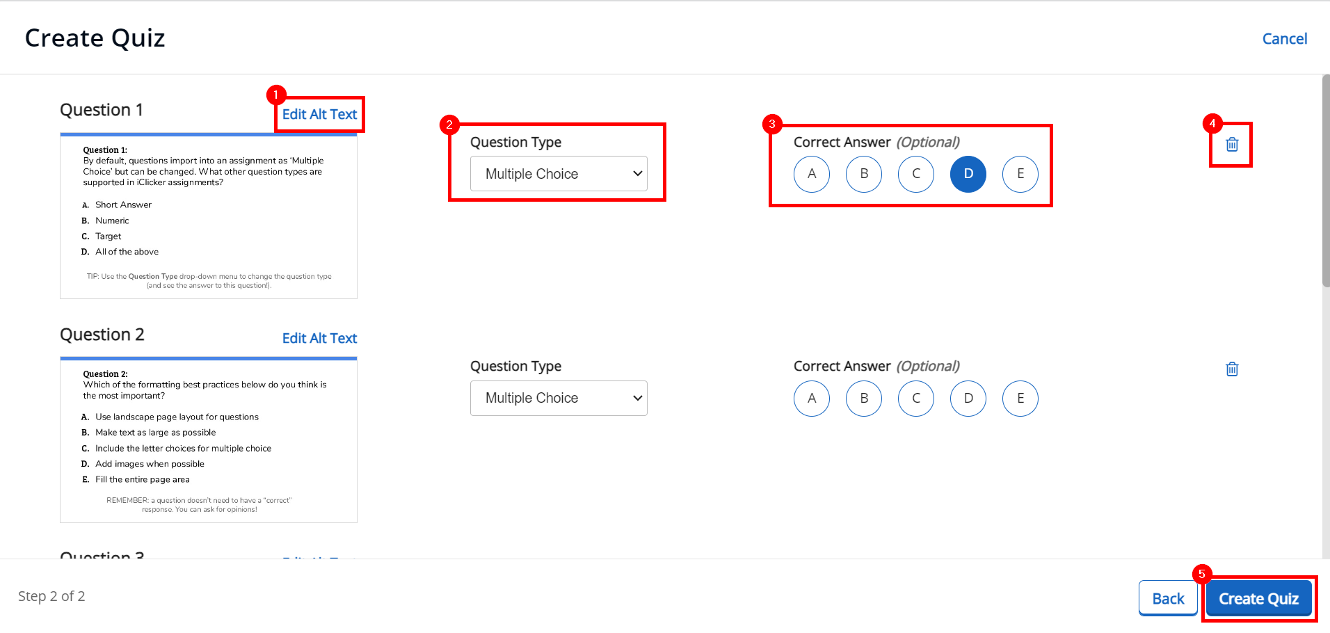 How to Create and Manage a Quiz Before Class in iClicker Cloud (Pre-Created Quizzing)