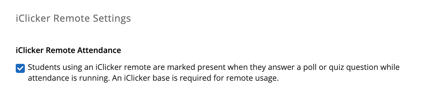 How to Manage Attendance Settings in iClicker Cloud
