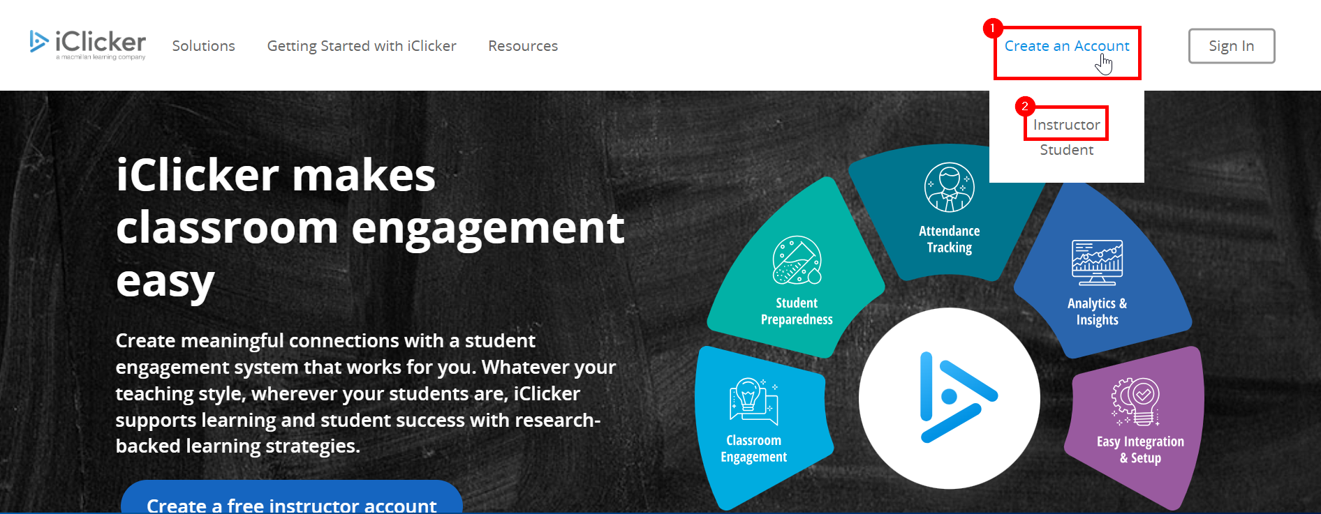 Virtual Classroom: How to Create an iClicker Cloud Instructor Account