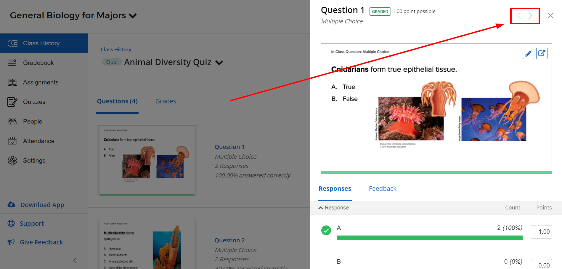 How to Grade and View Quizzing Results on the iClicker Cloud Instructor ...