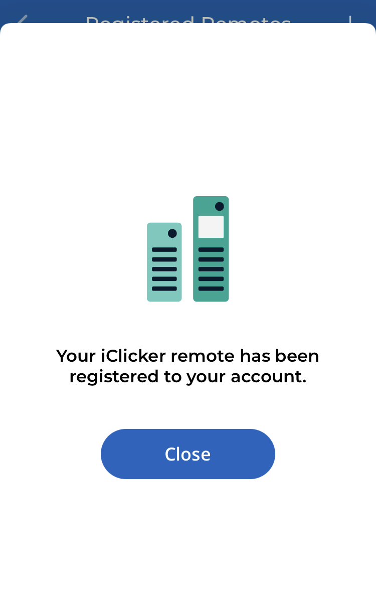 How to Register a Remote in the iClicker Student App
