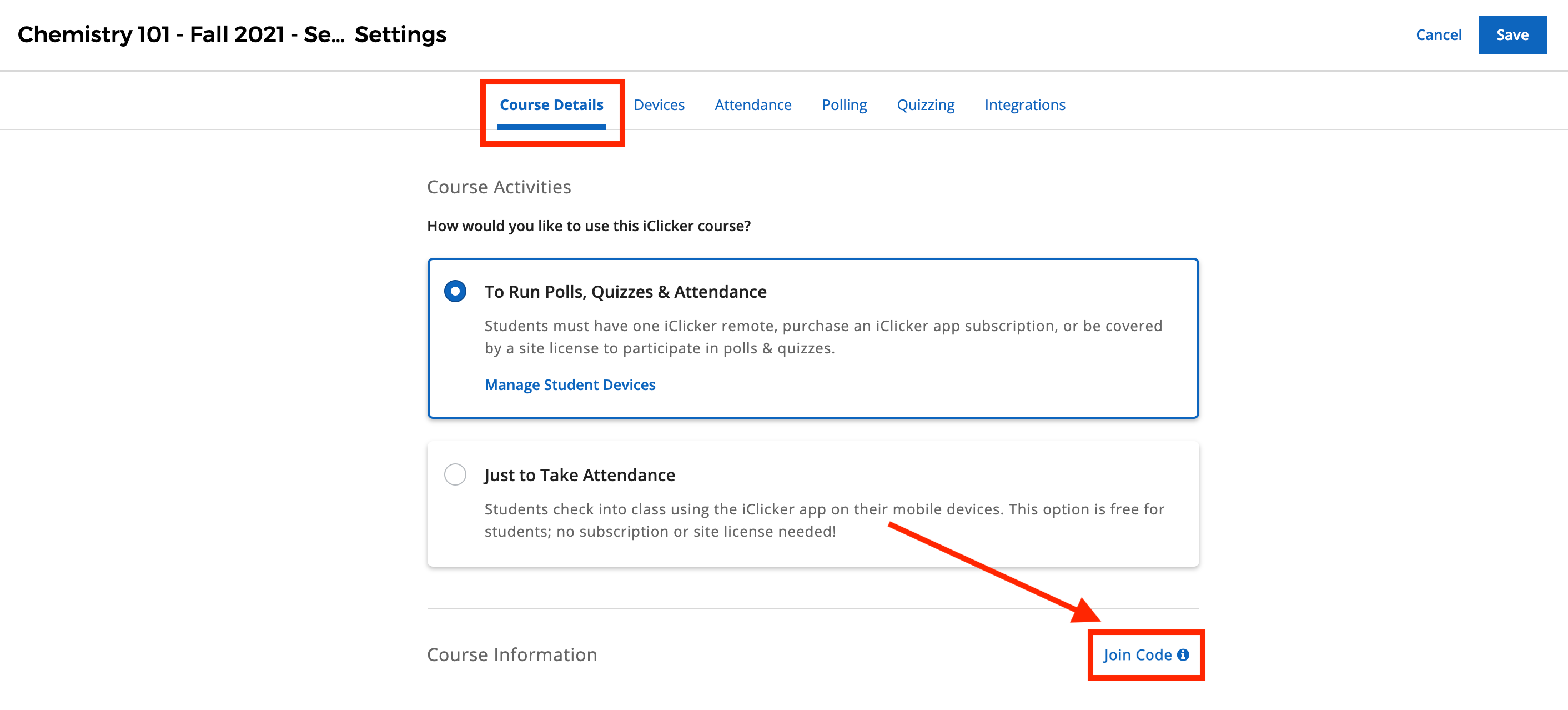 How to Invite Students to Your iClicker Course Using Quick Join