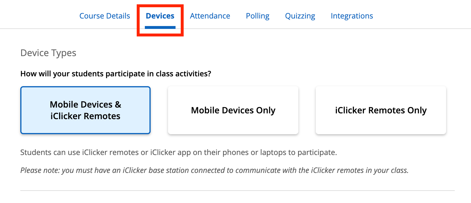 How to Manage iClicker Cloud Course Settings