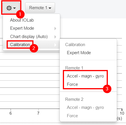 iOLab > Calibrating your iOLab remote