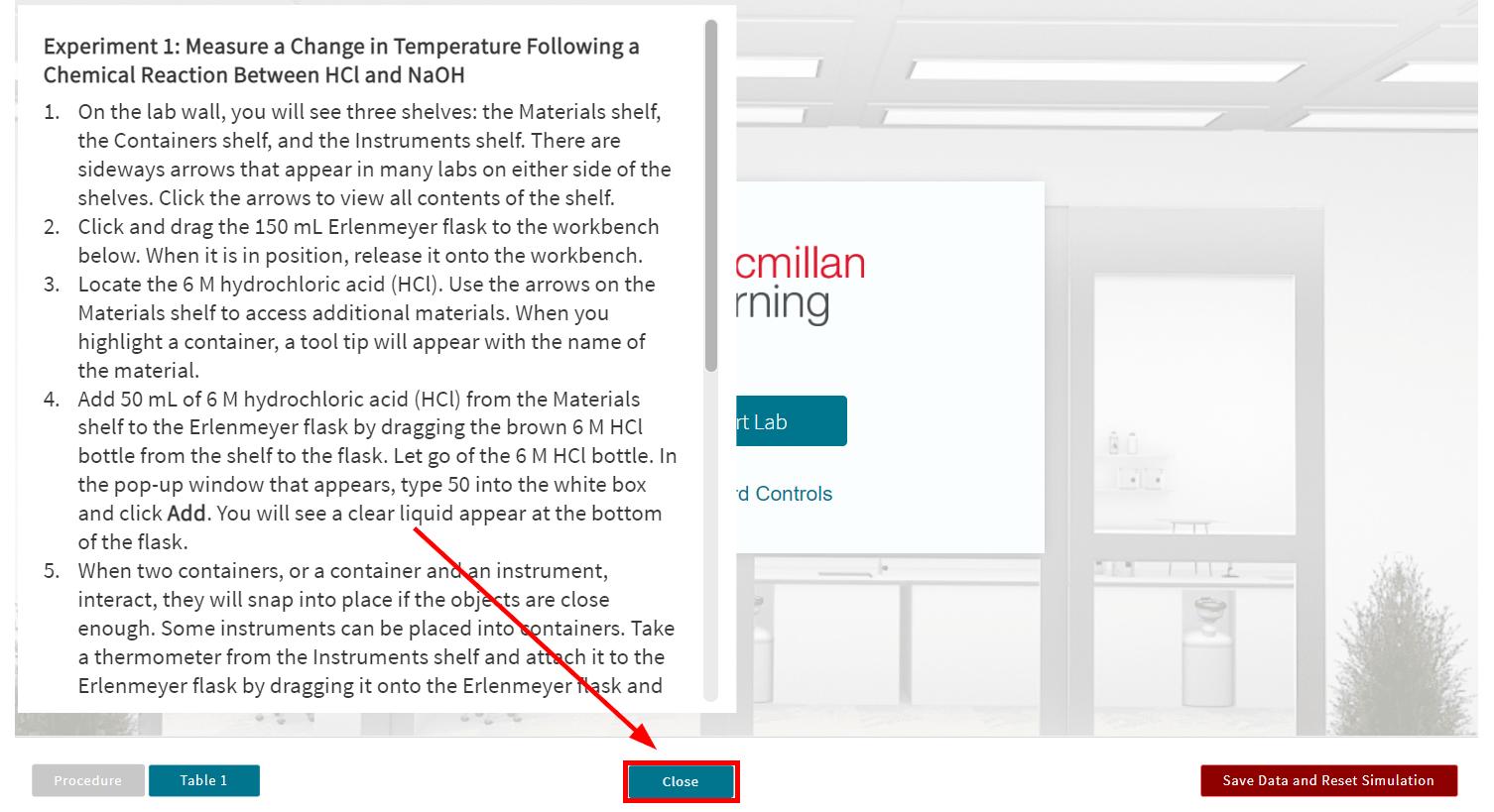 Navigating Achieve Lab Simulations
