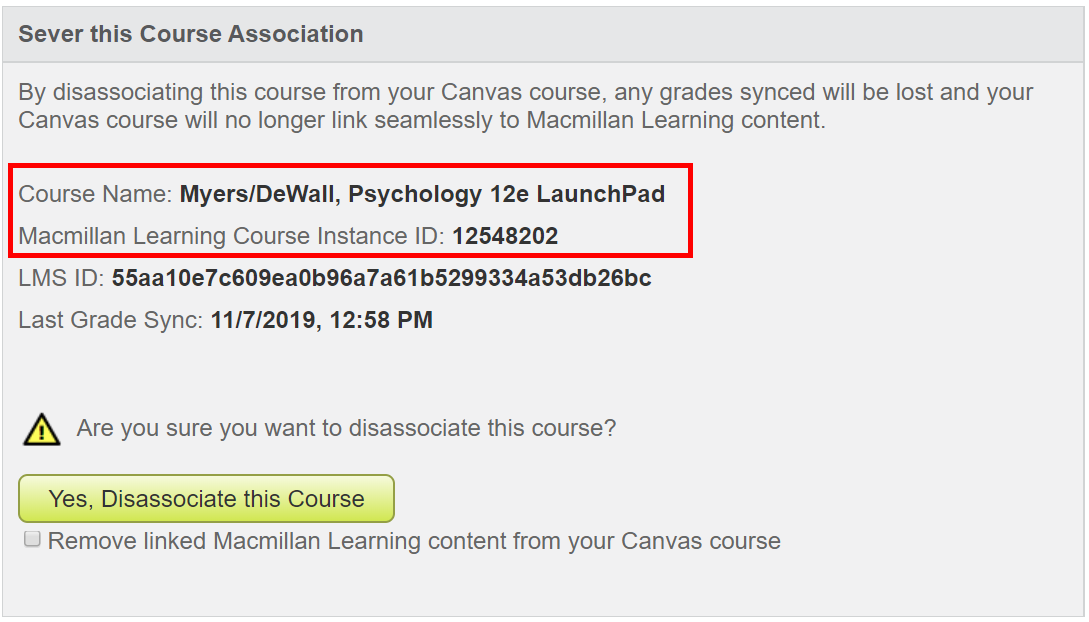Instructors: Troubleshoot Macmillan Learning deep integration with Canvas
