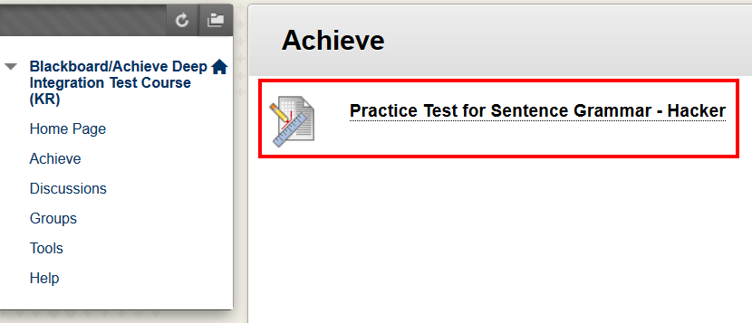 Achieve > Students: Register for Achieve Courses via your School's LMS