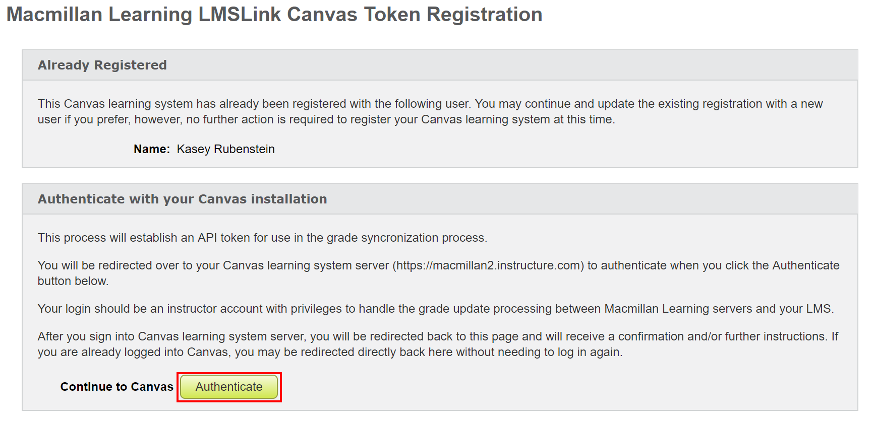 Using Macmillan/BFW Course Tools in your Canvas course