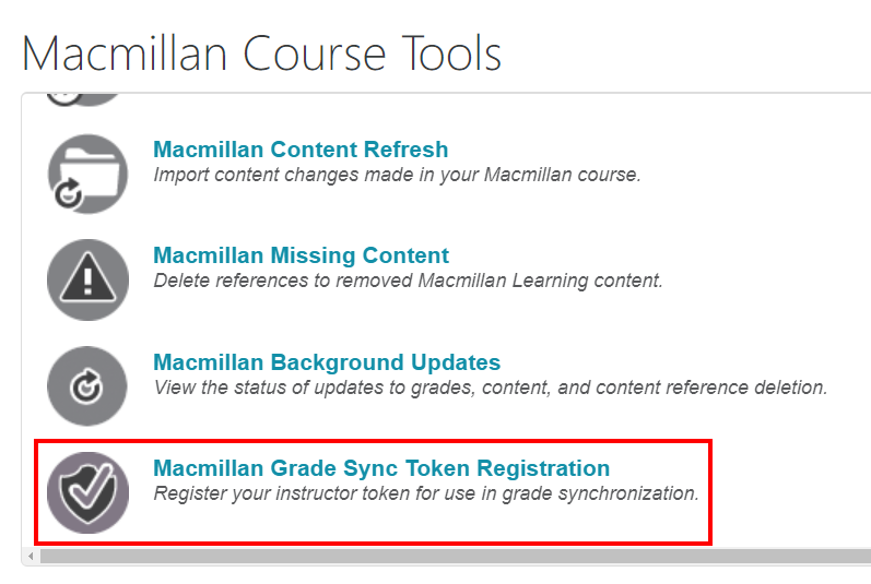Using Macmillan/BFW Course Tools in your Moodle course