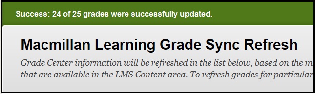 Using Macmillan Course Tools in your Blackboard course