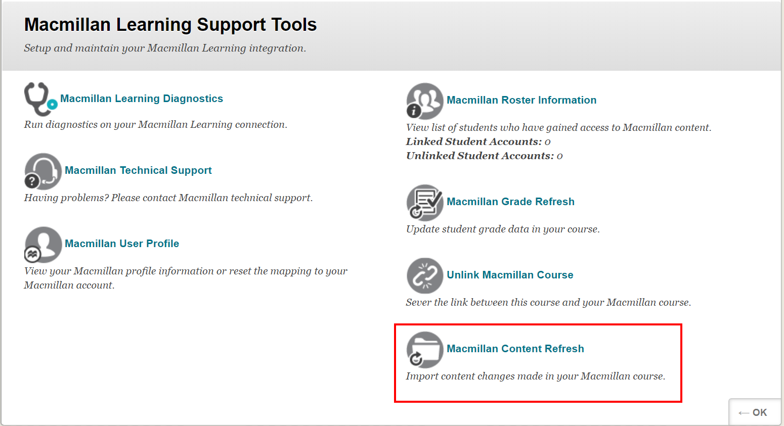 Using Macmillan Course Tools in your Blackboard course