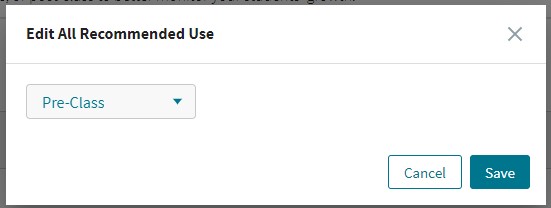 Achieve > Assign an item or change assignment settings