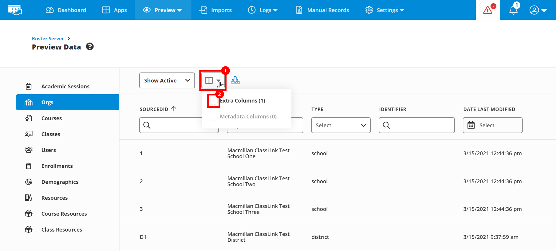 Administrators: Set up a roster integration using ClassLink