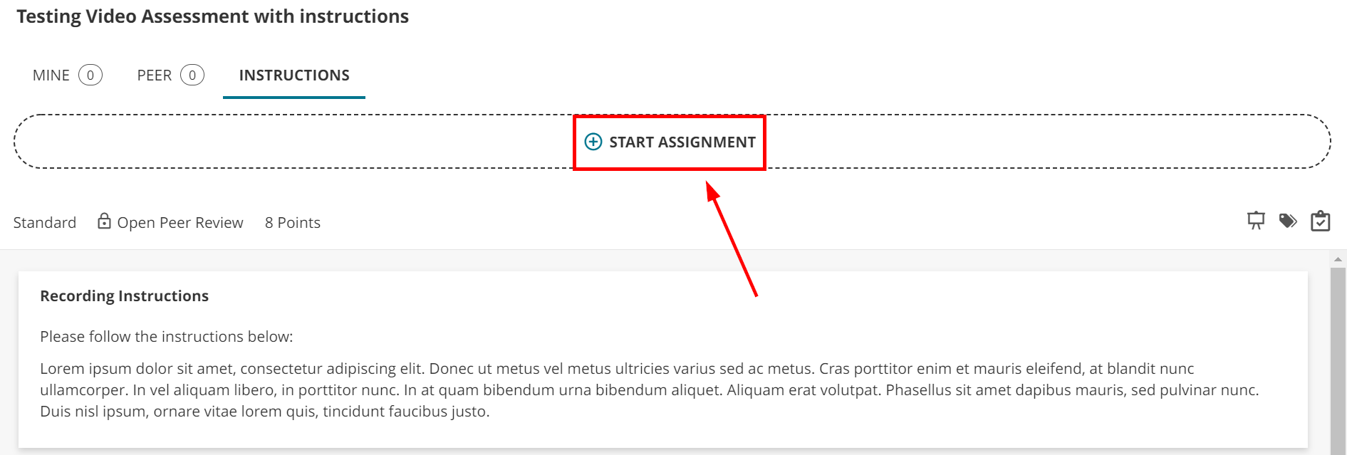 Achieve > GoReact: Completing a GoReact Assignment