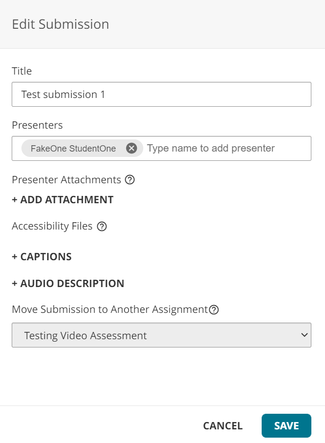 Achieve > GoReact: Add attachments to a submitted video
