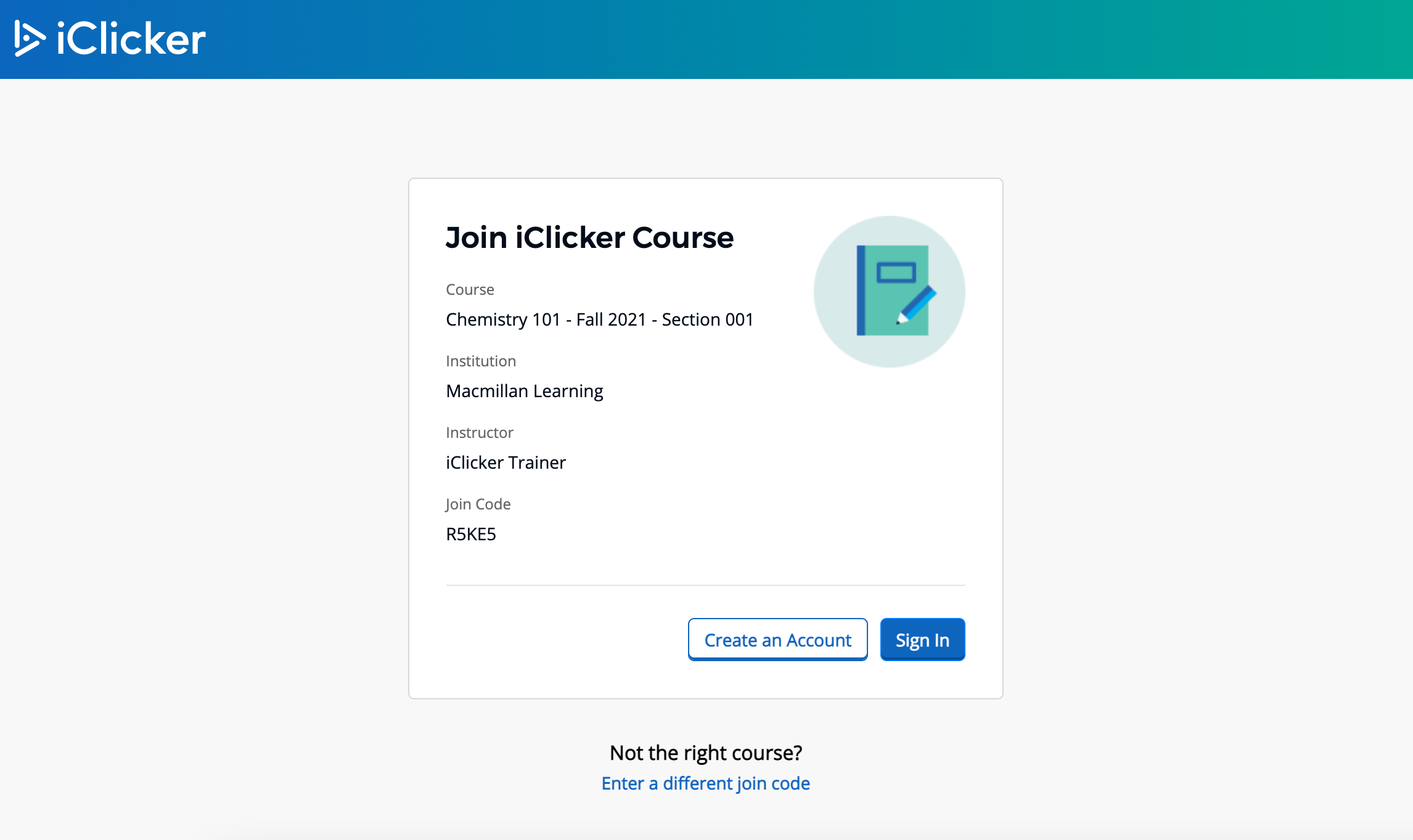 How to Invite Students to Your iClicker Course Using Quick Join