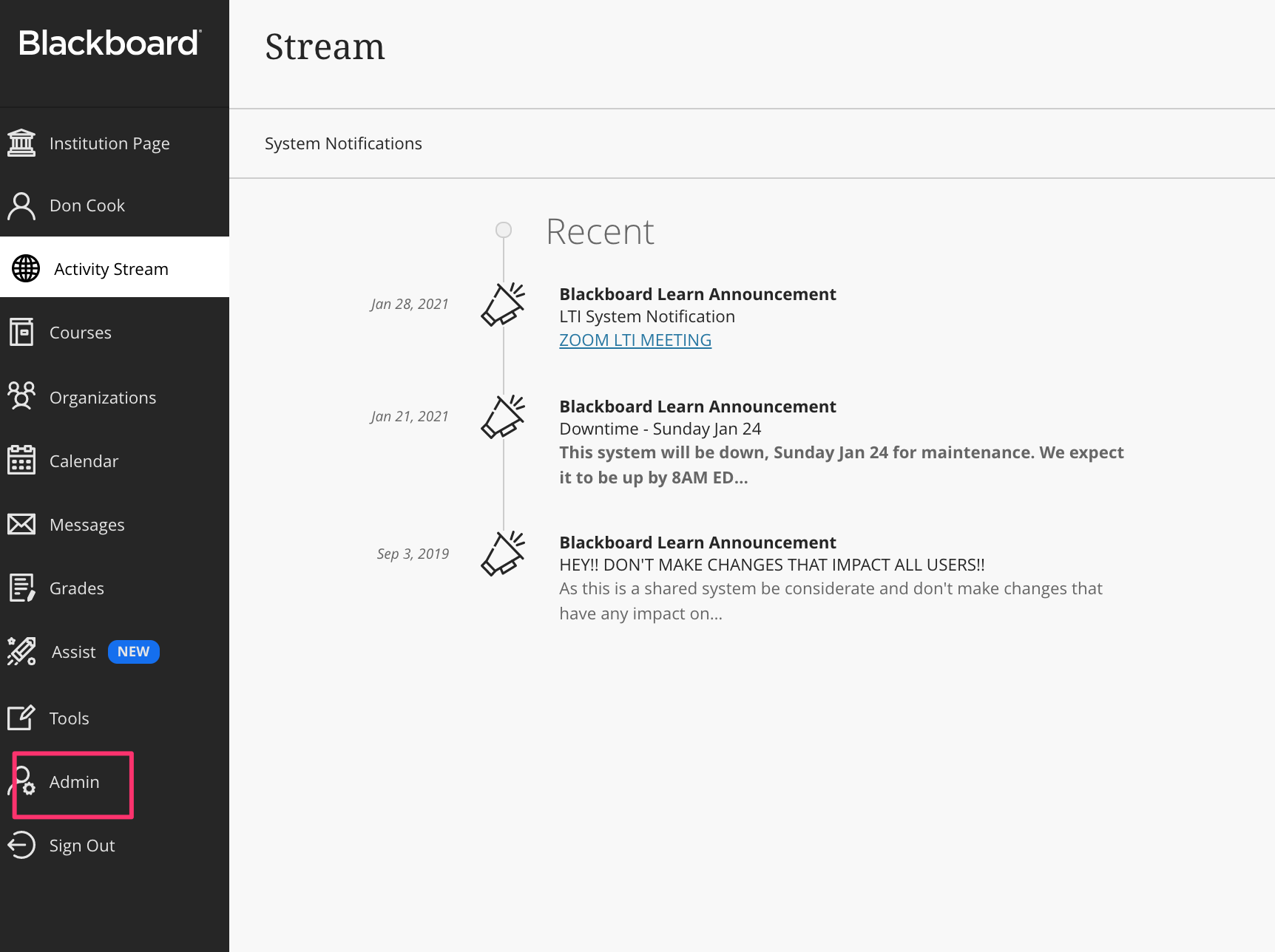 Administrator guide to LTI Advantage (LTI 1.3) integration with Blackboard Ultra