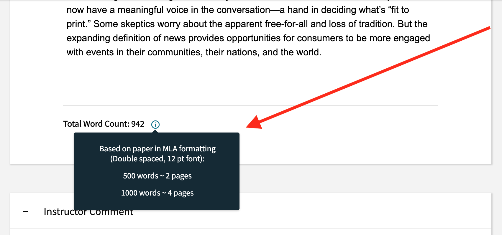 Achieve > Reviewing student work on a Writing assignment, giving ...