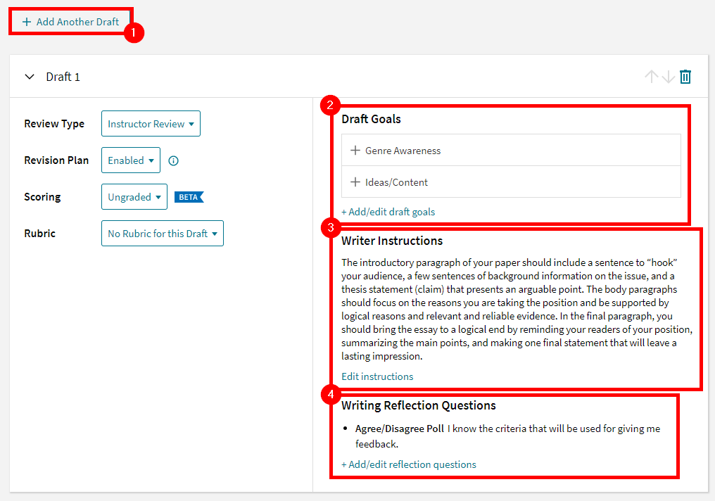 Achieve > Guide to Writing assignments for instructors