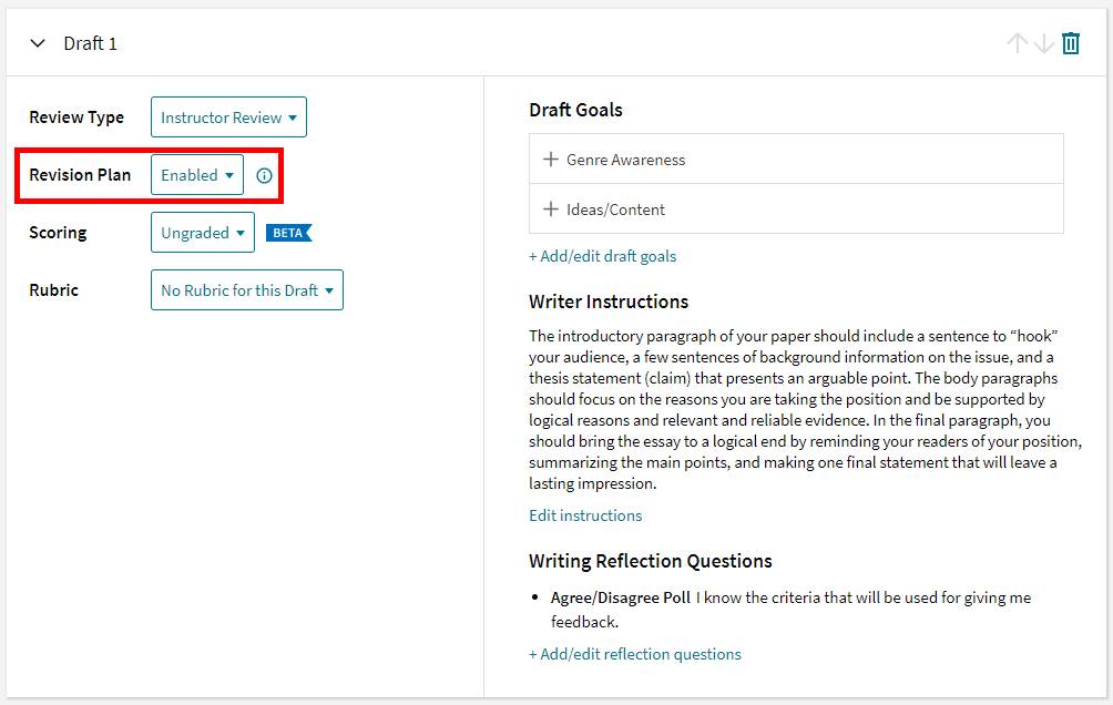 Achieve > Guide to Writing assignments for instructors