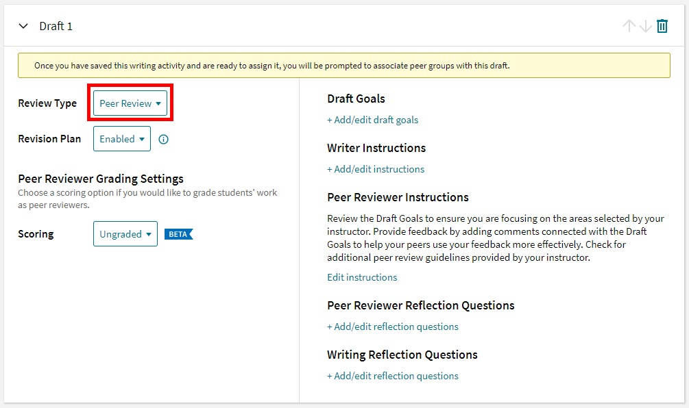 Achieve > Guide to Writing assignments for instructors
