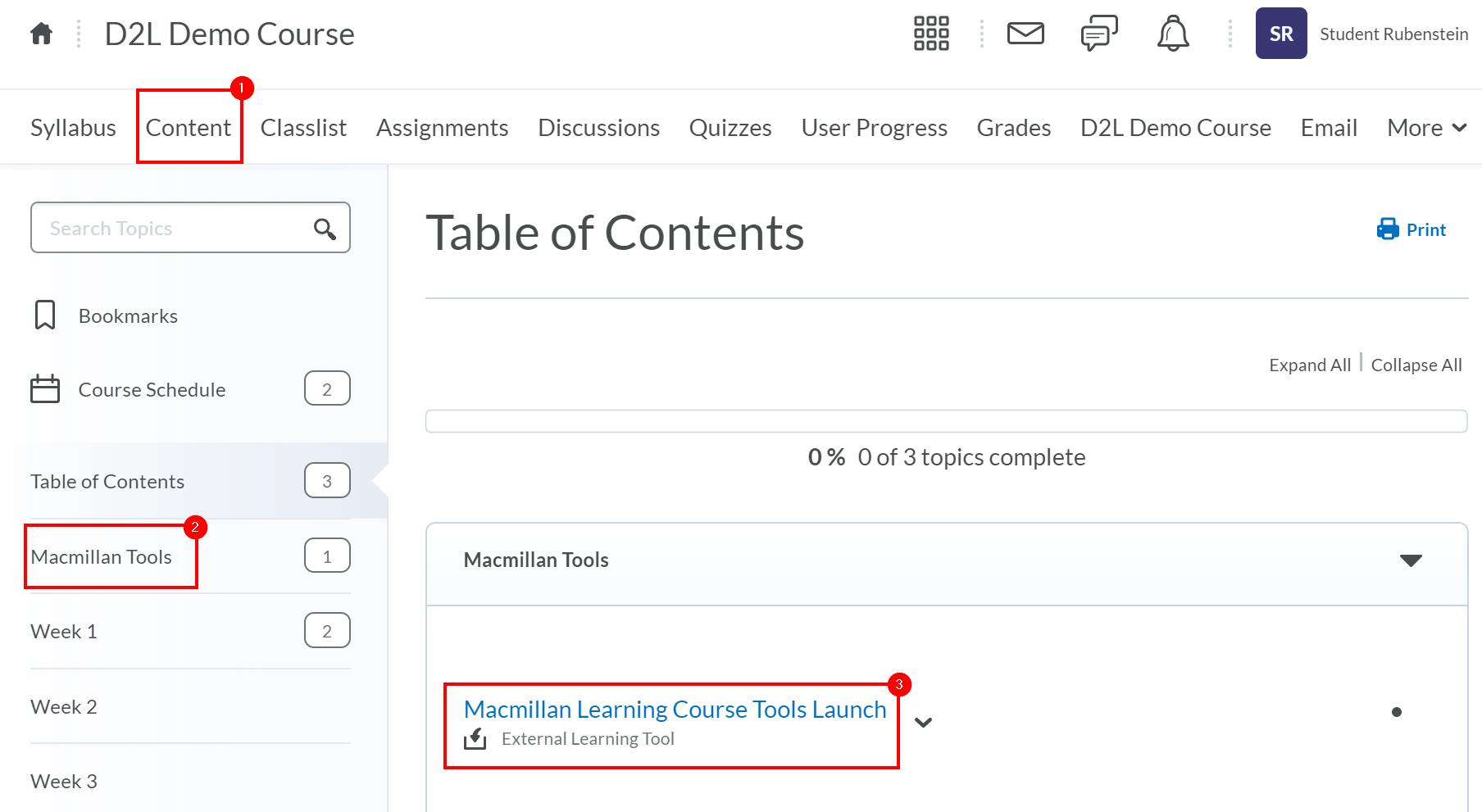 Deep integration troubleshooting for students